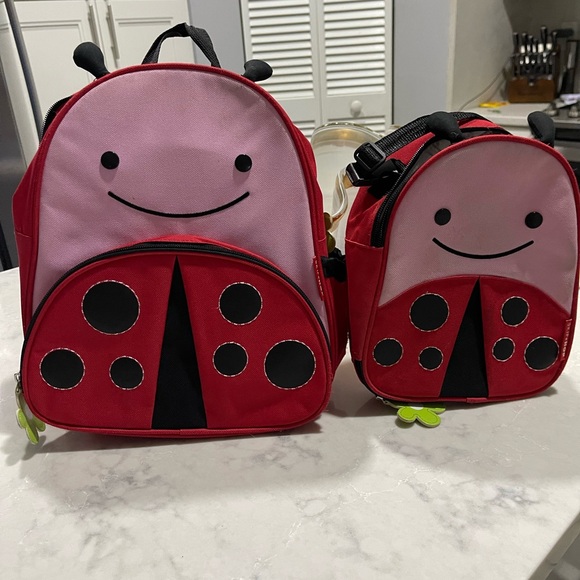Skip Hop | Accessories | Ladybug Kids Backpack And Lunch Bag Set | Poshmark